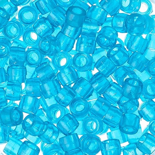 John Bead 6mm Transparent Mini Plastic Pony Beads, 1000pcs | Michaels