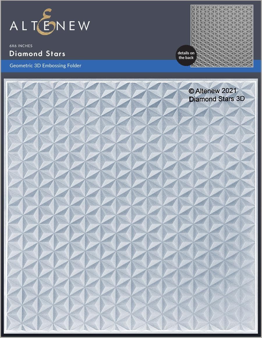 Diamond Stars 3D Embossing Folder | Michaels