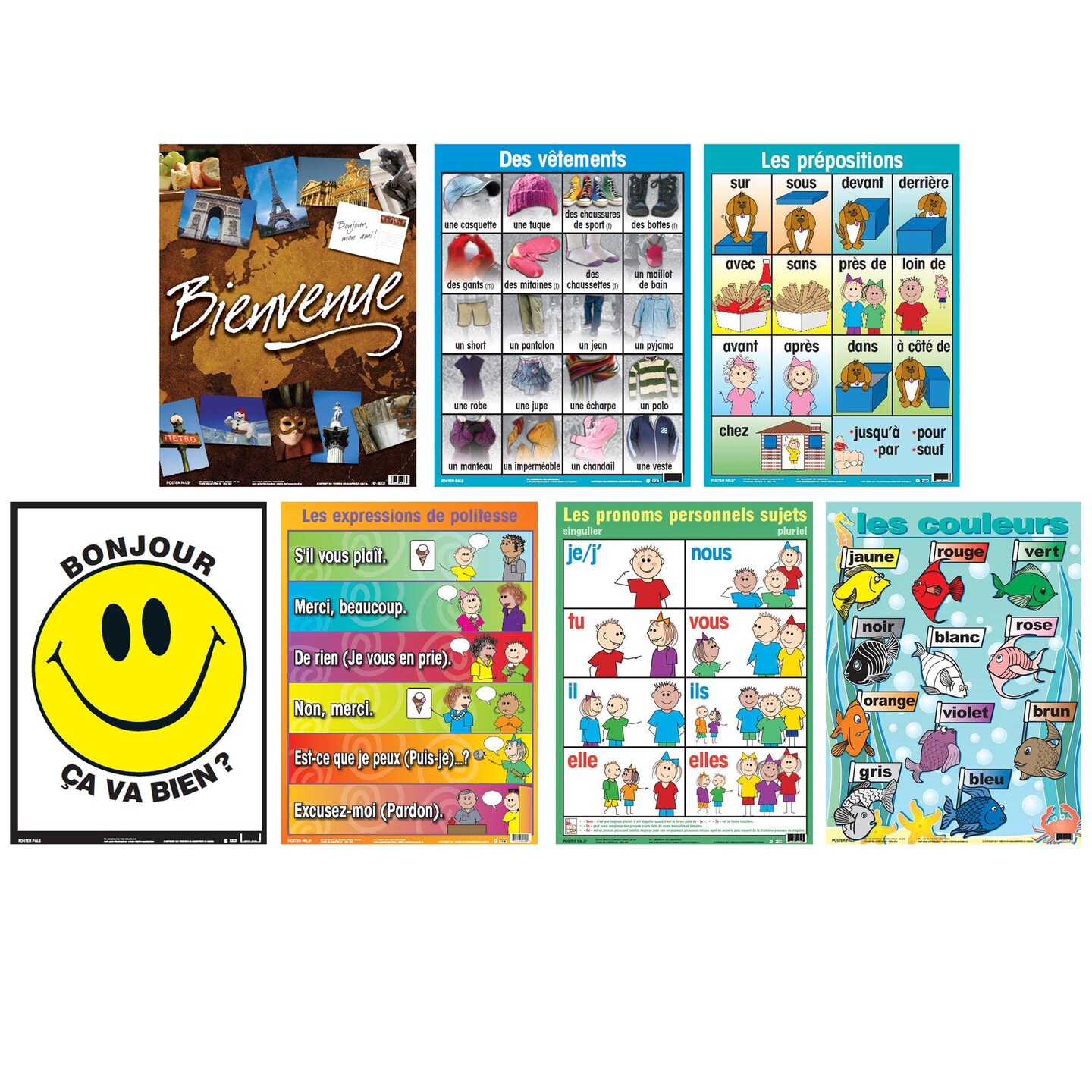French Essential Classroom Posters Set II | Michaels