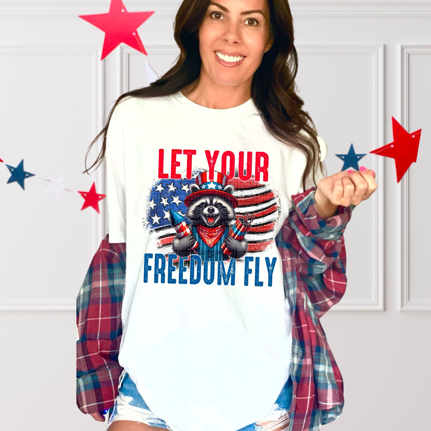 USA Let Your Freedom Fly Ready to Press Transfer DTF Transfer ...