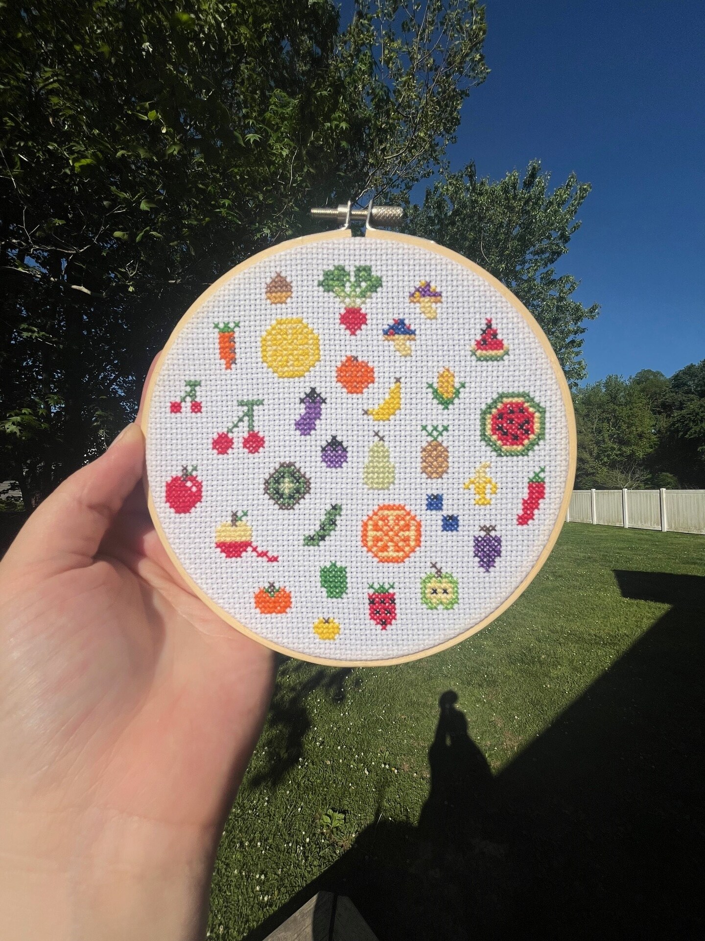 Fruit and Veggie Wall Art- Cross Stitch | MakerPlace by Michaels