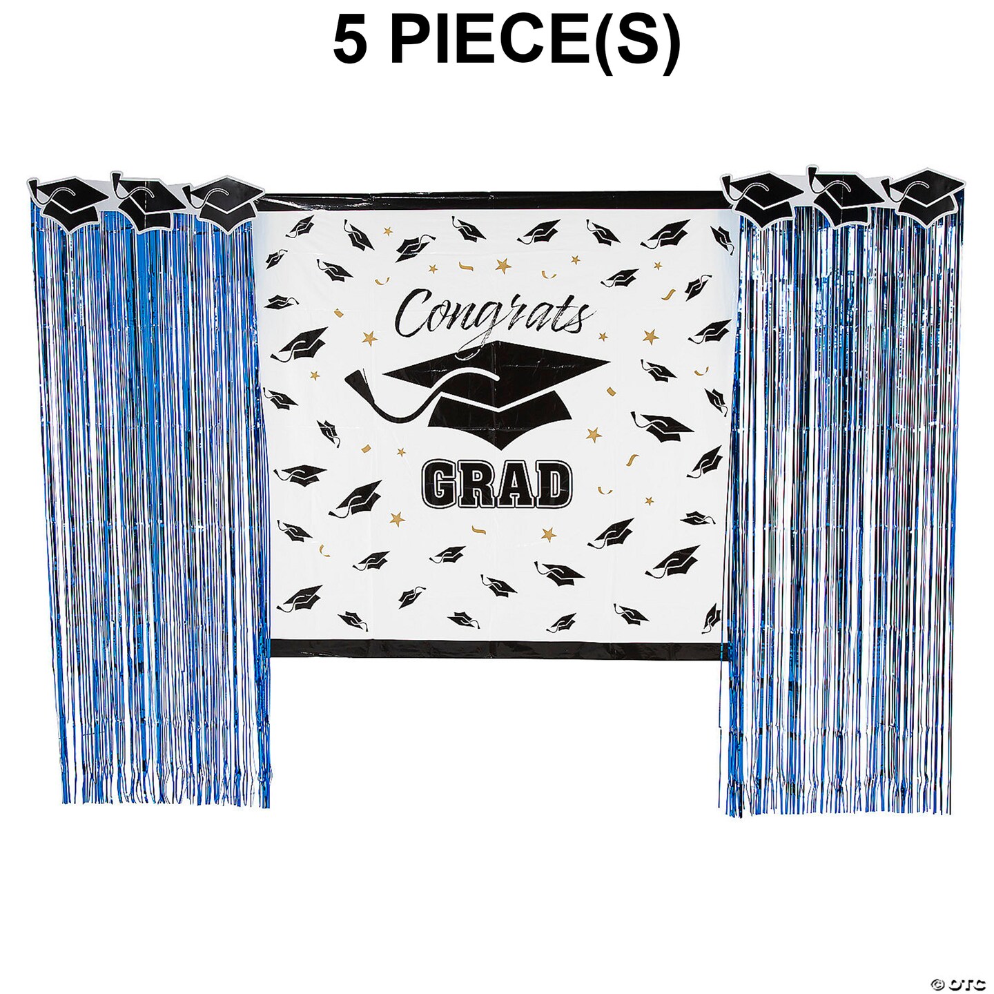 Blue Grad Backdrop Party Decoration Kit- 5 Pc. | Michaels