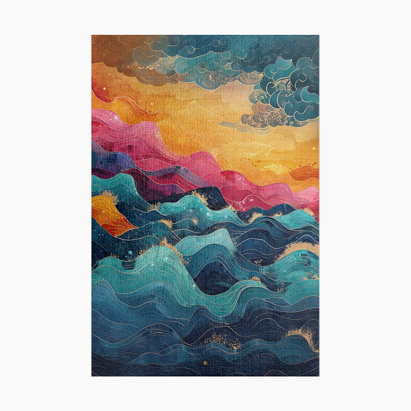 Modern Abstract Art Jigsaw Puzzle | S24A37 | MakerPlace by Michaels