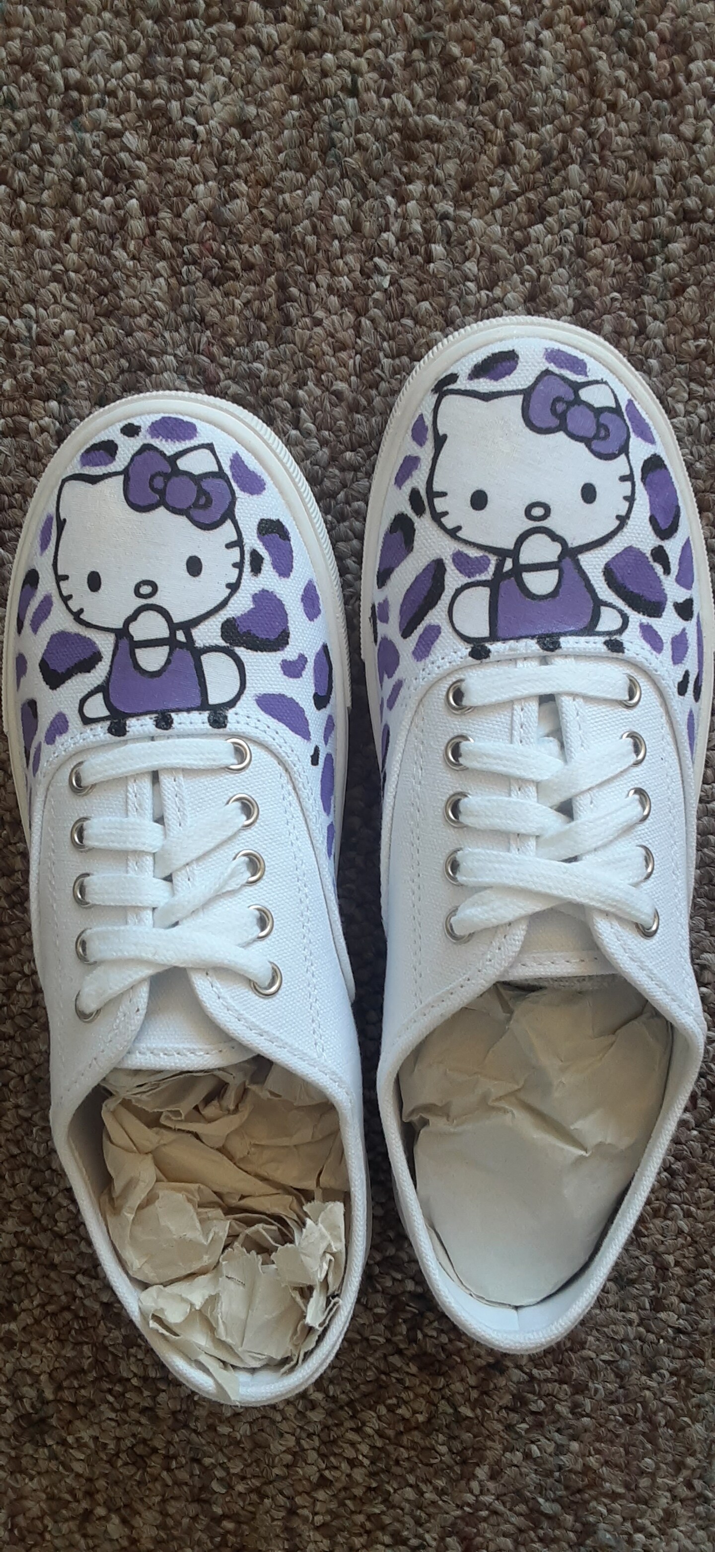 Hello kitty leopard print shoes | MakerPlace by Michaels
