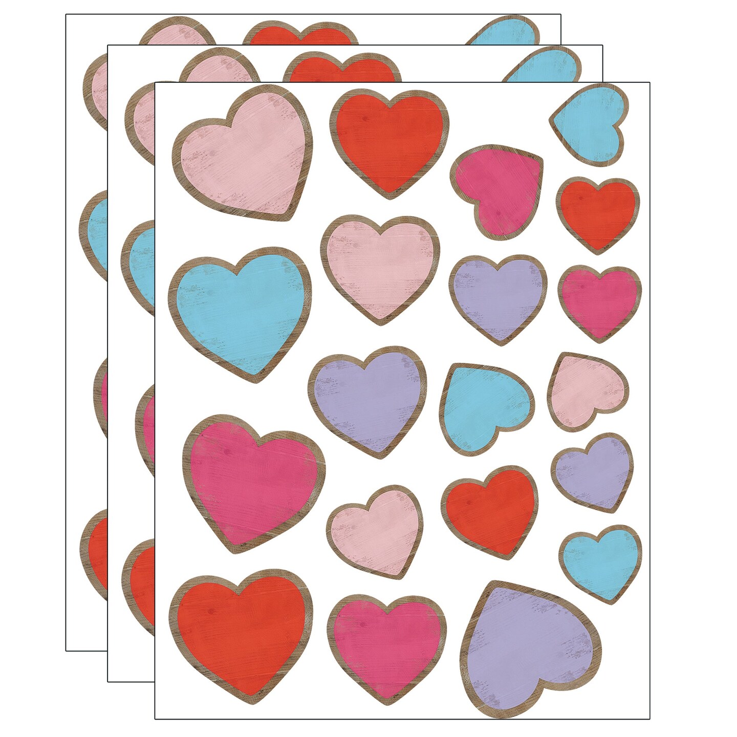 Home Sweet Classroom Hearts Accents, Assorted Sizes, 60 Per Pack, 3 ...