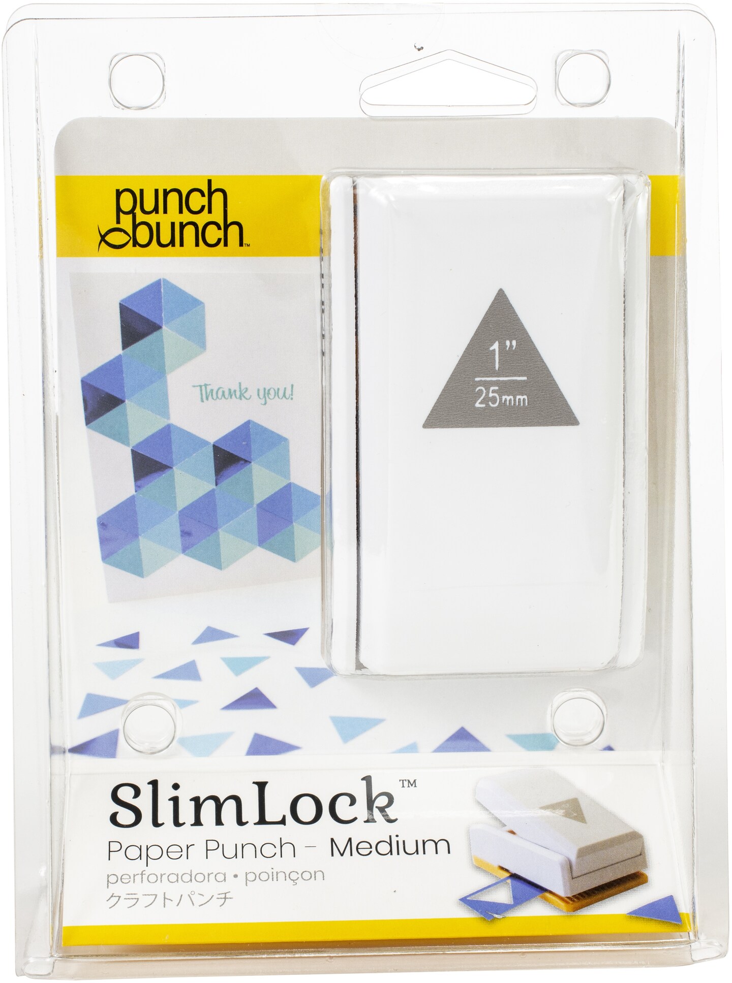 Punch Bunch Slimlock Medium Punch-Triangle 1"X.875" | Michaels