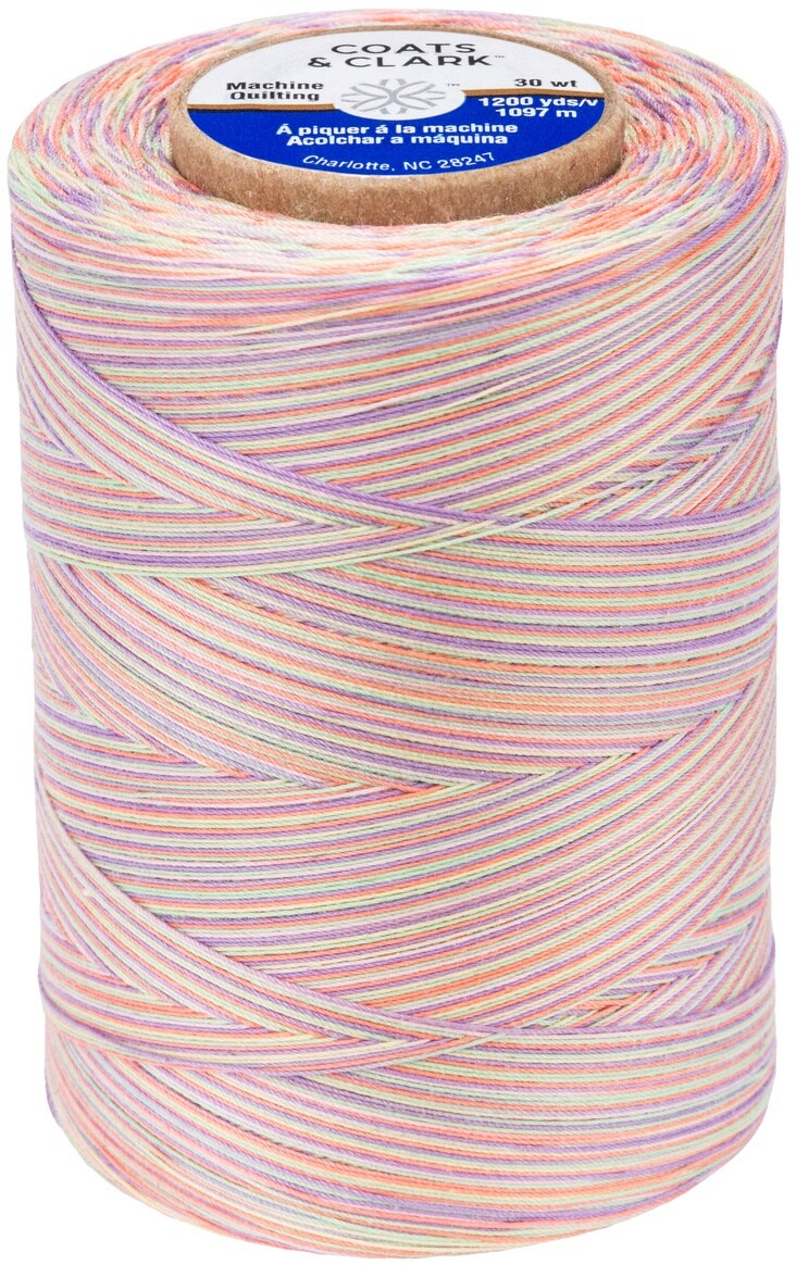 Coats Cotton Machine Quilting Multicolor Thread 1200yd-Sherbert | Michaels