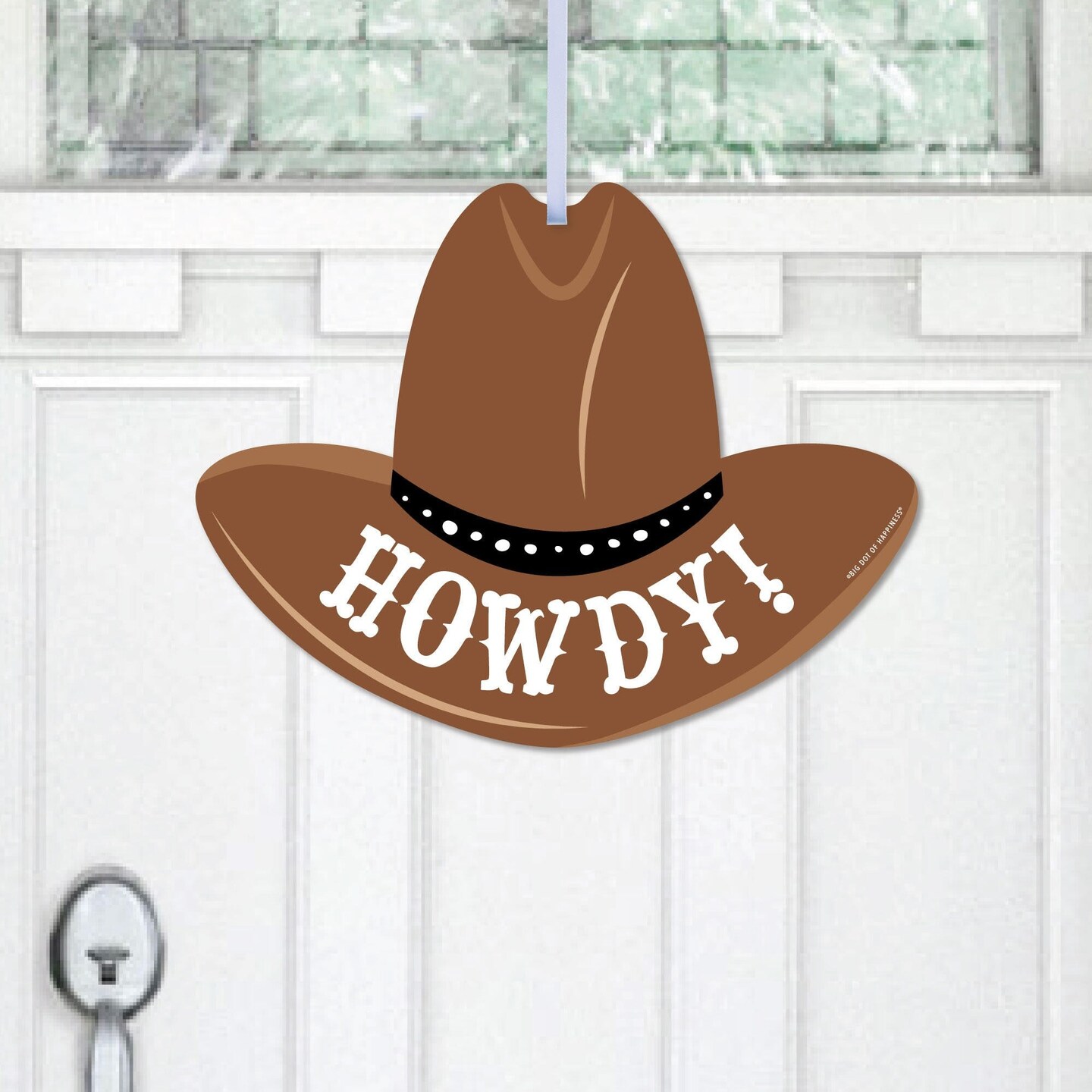 Big Dot of Happiness Western Hoedown - Hanging Porch Wild West Cowboy ...