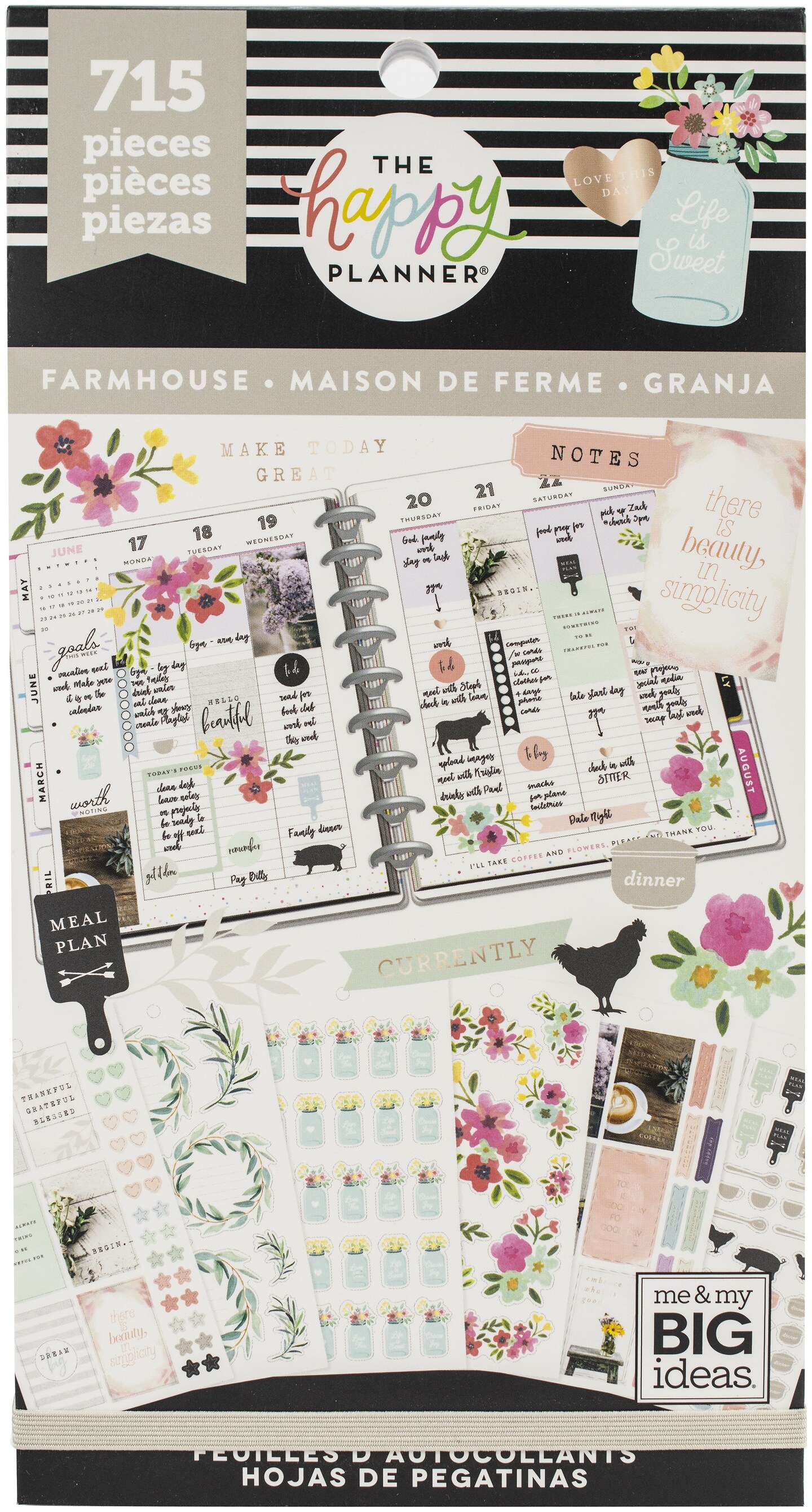 Happy Planner Sticker Value Pack-Farmhouse, 1486/Pkg | Michaels