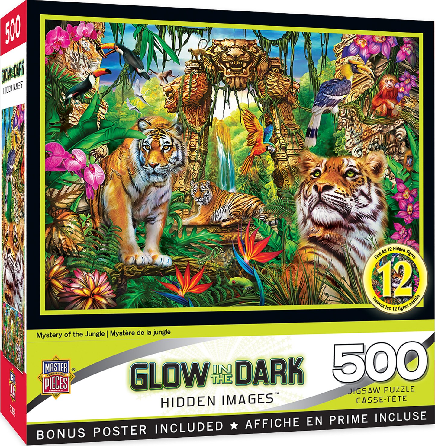 MasterPieces 500 Piece Glow in the Dark Jigsaw Puzzle For Adults ... MasterPieces 500 Piece Glow in the Dark Jigsaw Puzzle For Adults ...