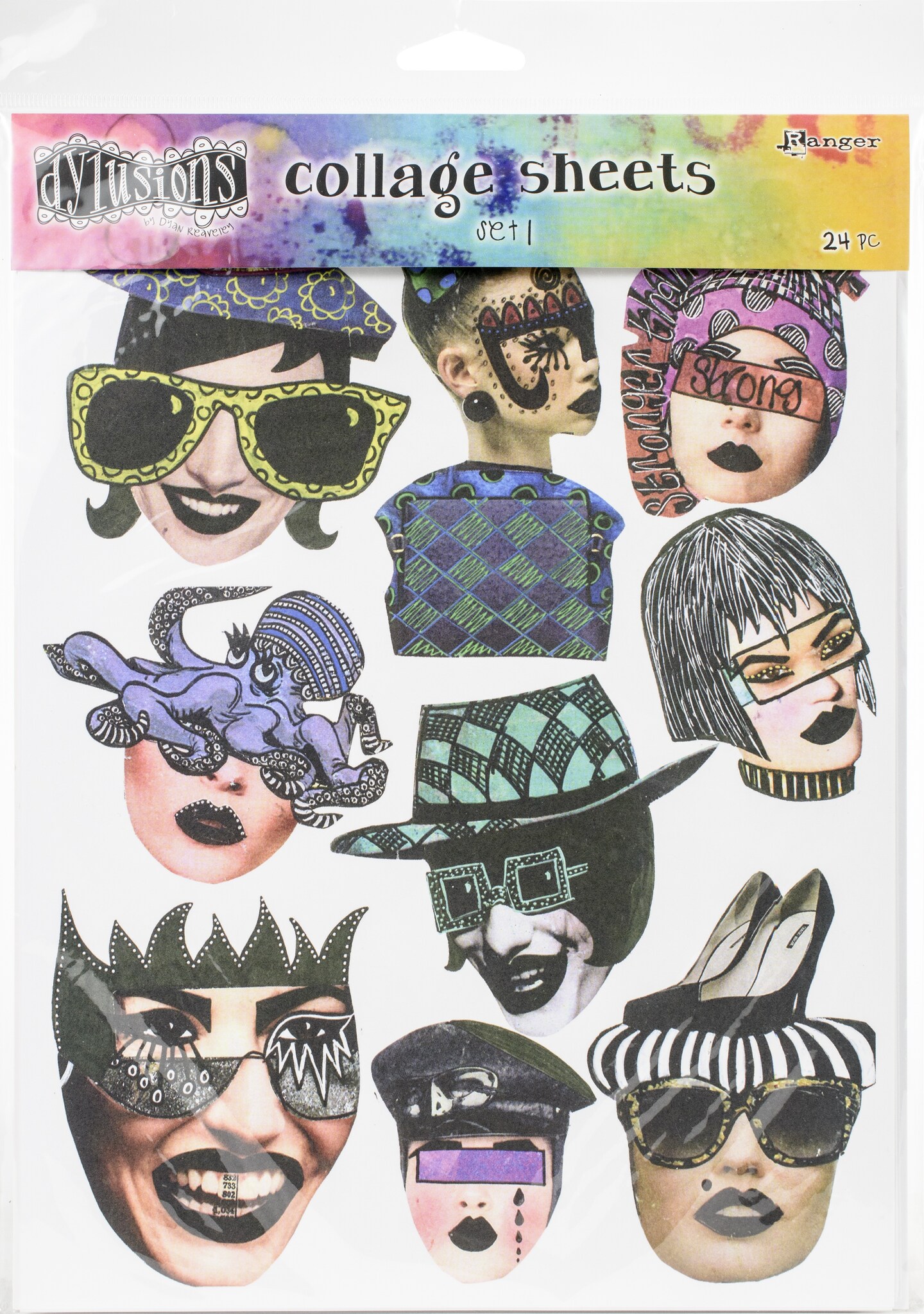 Dyan Reaveley's Dylusions Collage Sheets 8.5"X11" 24/Pkg-Set 1 | Michaels