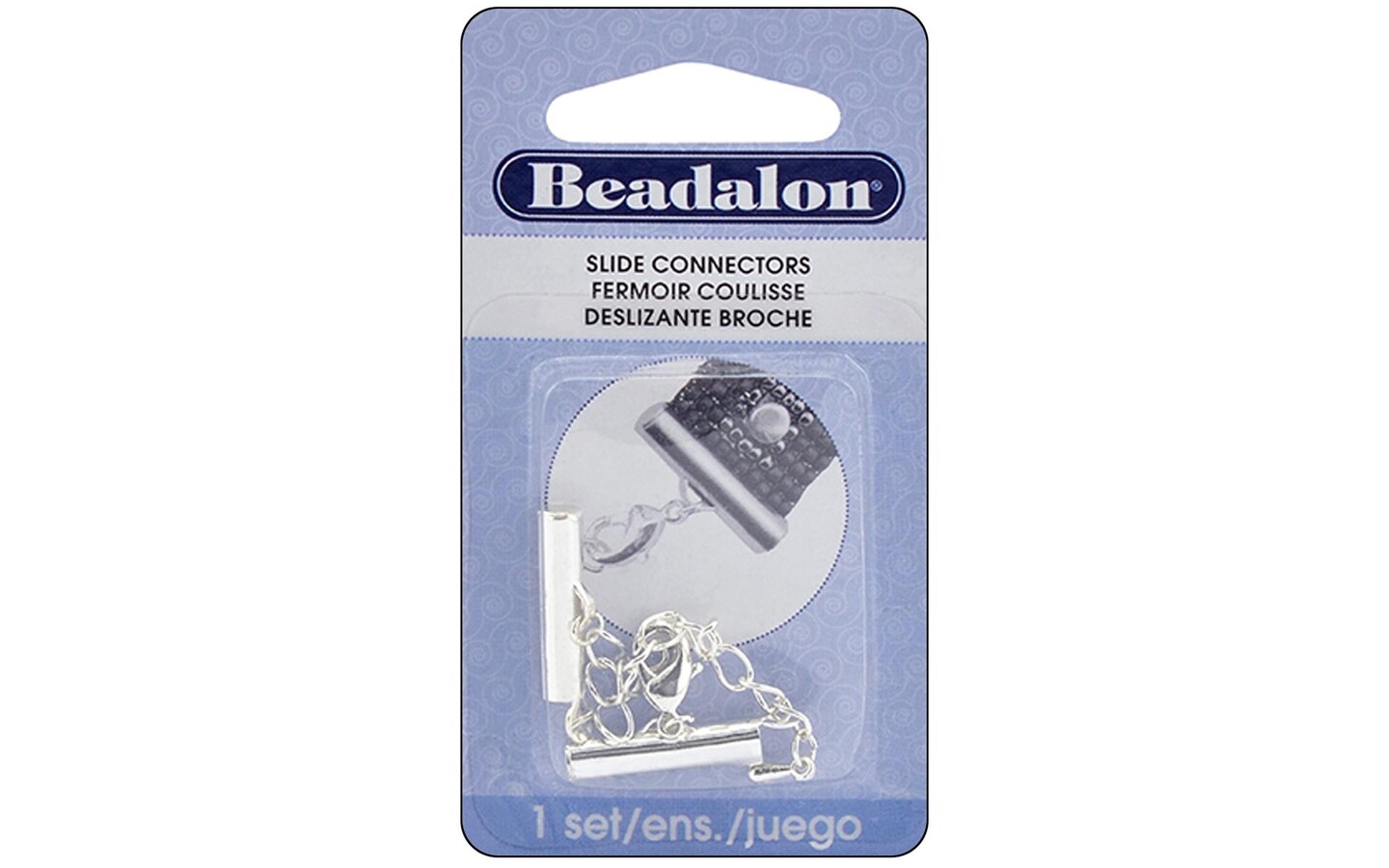 Beadalon Slide Connector Ext Clasp 20mm Slvr Plate | Michaels