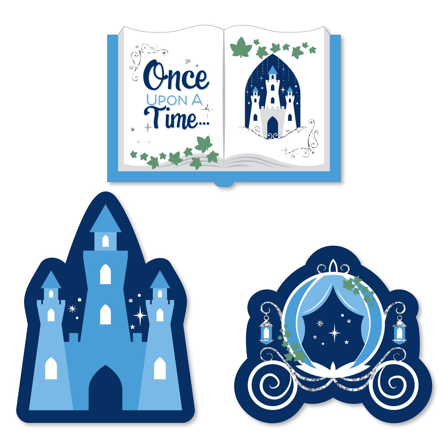 Big Dot of Happiness Fairy Tale Fantasy - DIY Shaped Royal Prince and ...