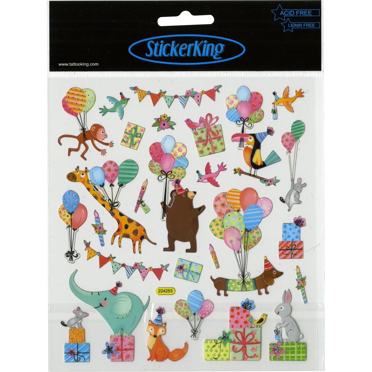 Sticker King Stickers-Animal Party | Michaels