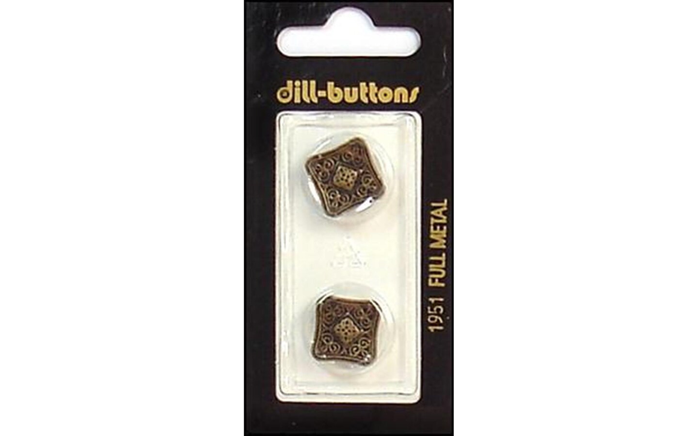 Dill Buttons 18mm 2pc Shank Antique Brass Metal | Michaels