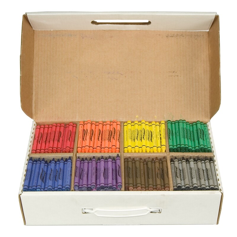 Crayons Master Pack, 8 Colors (100 Each), 800 Count | Michaels