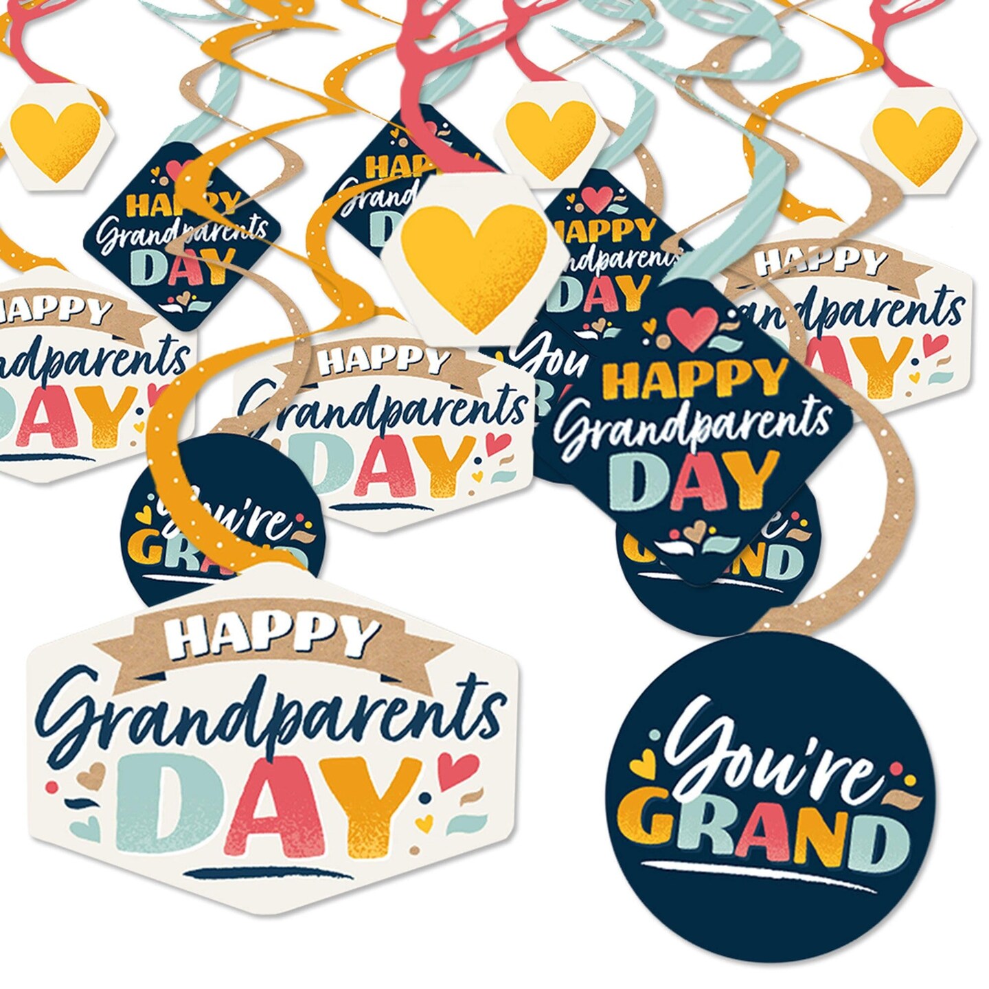 Big Dot of Happiness Happy Grandparents Day - Grandma & Grandpa Party ...