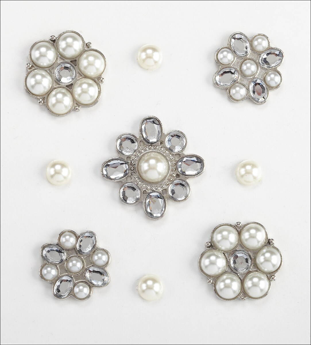 Jolee's Boutique Dimensional Stickers-Pearl & Gem Clusters | Michaels