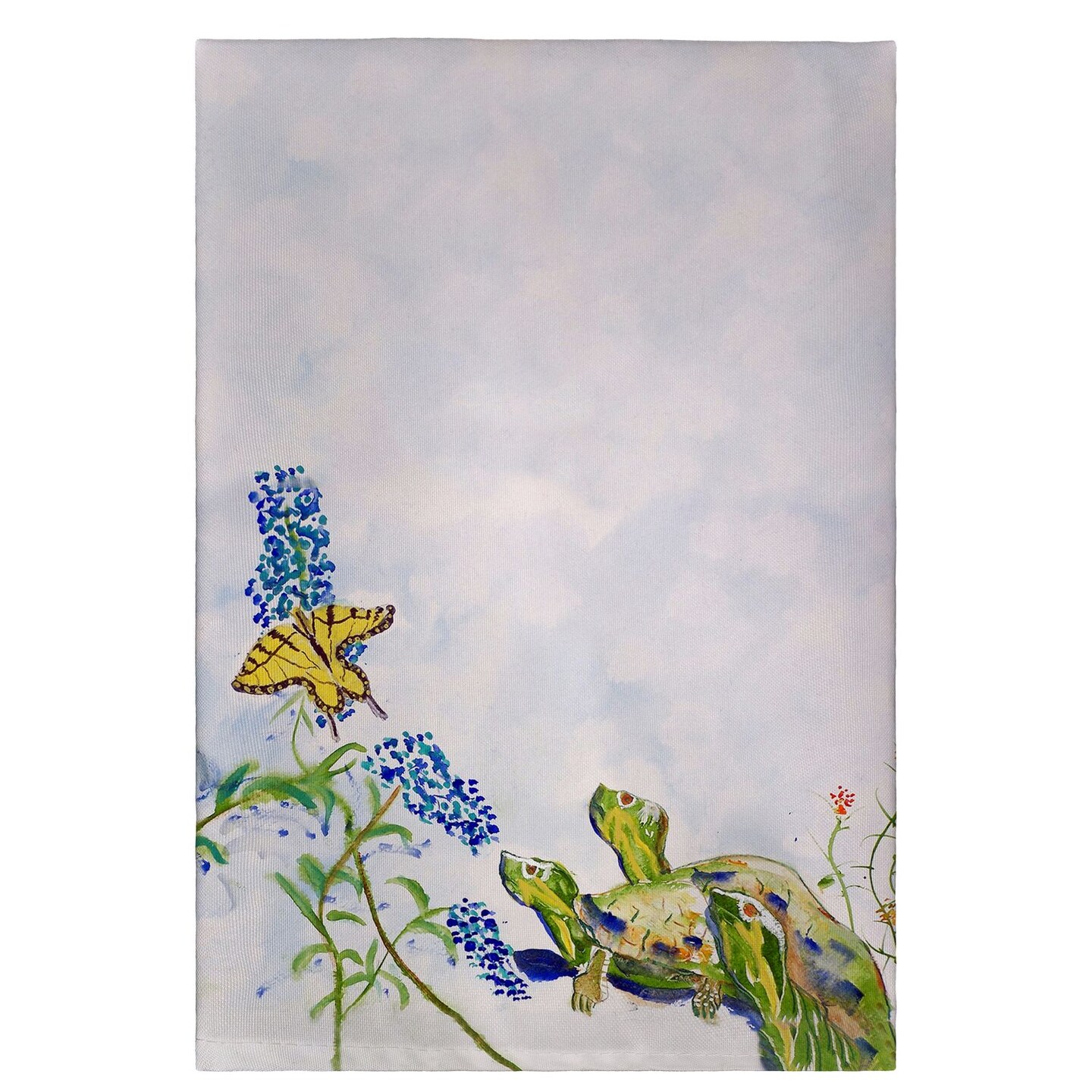 Betsy Drake Turtles and Butterfly Guest Towel | Michaels