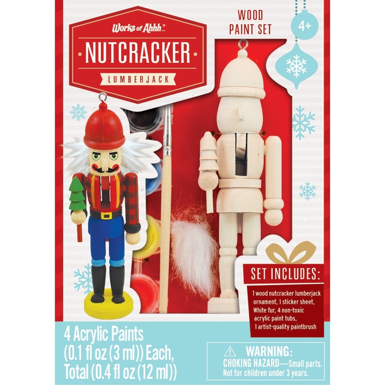 MasterPieces Nutcracker Lumberjack Ornament Wood Paint Kit | Michaels