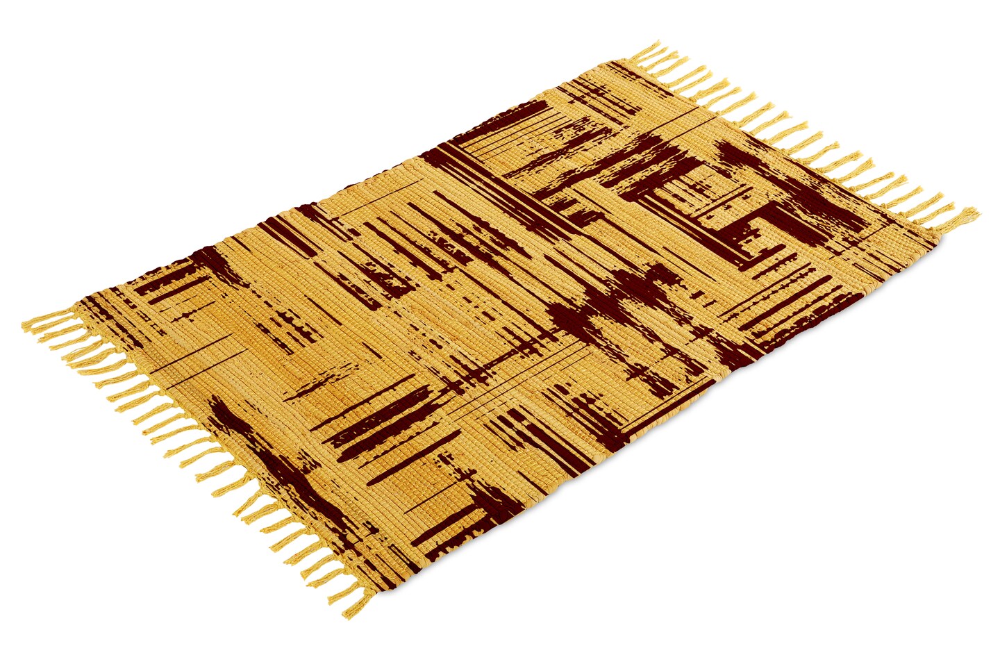 Cotton Rag Rug 24''x36''- 2x3'- Multicolor Chindi Rug - Hand Woven ...