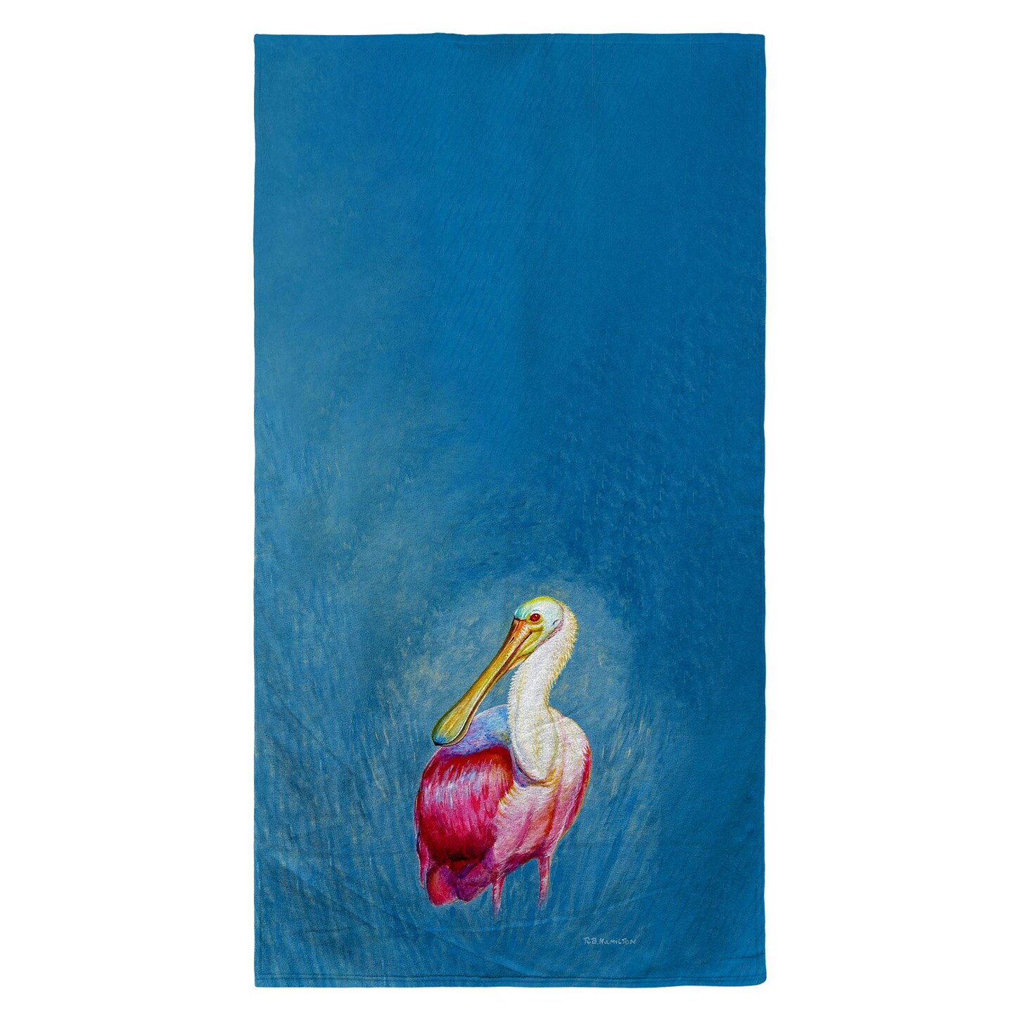 Betsy Drake Spoonbill Portrait Beach Towel | Michaels