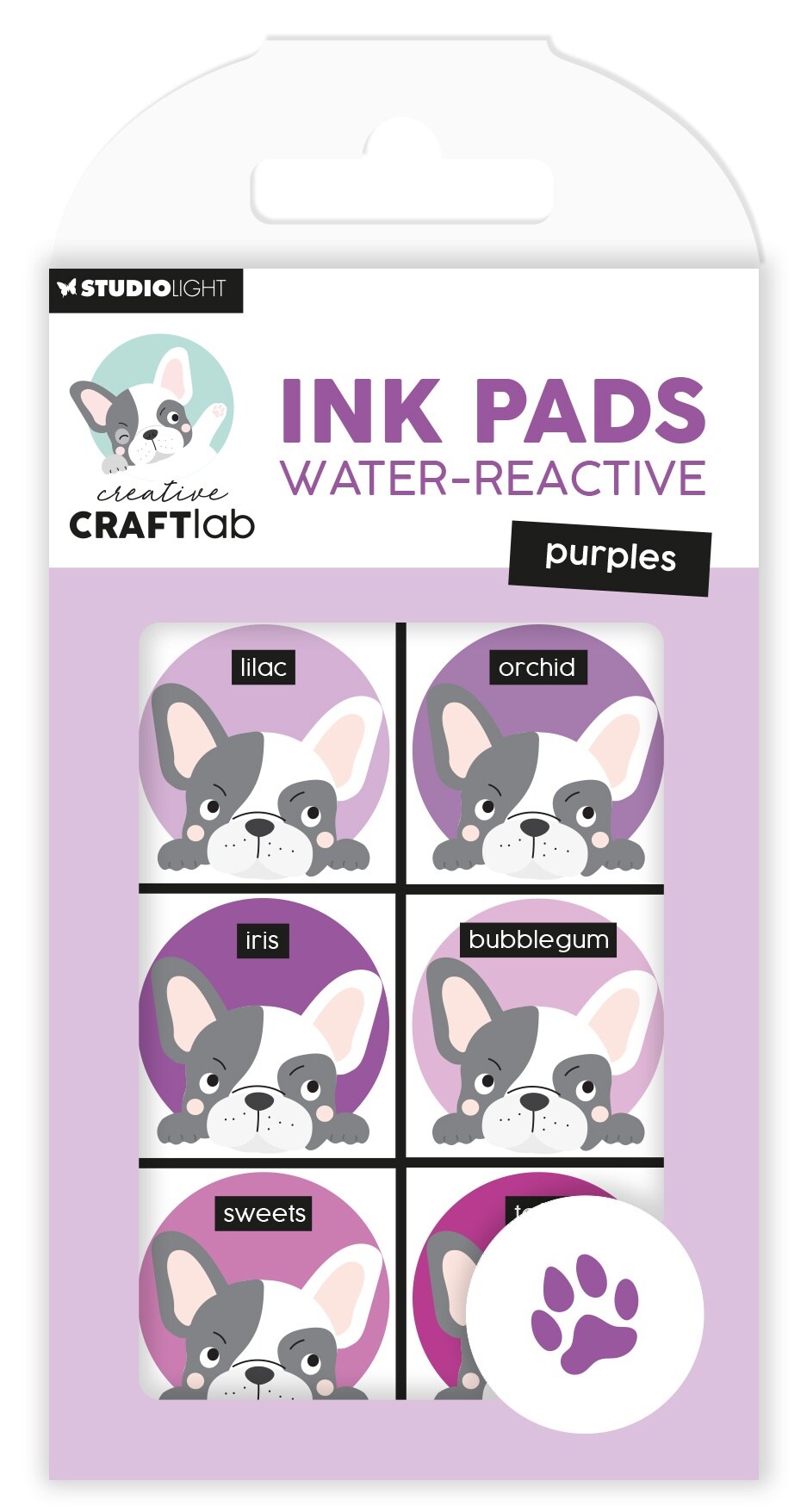 Studio Light Water-Reactive Ink Pads 6/Pkg-Nr. 20, Purples | Michaels
