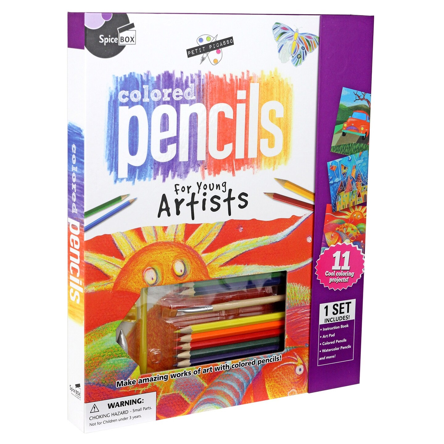 SpiceBox Petit Picasso Colored Pencils Kit | Michaels
