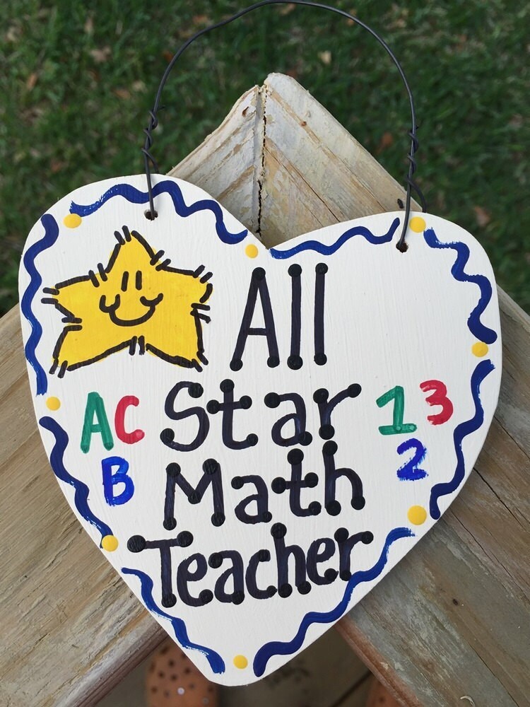 Teacher Gifts 5030 All Star Math Teacher | MakerPlace by Michaels