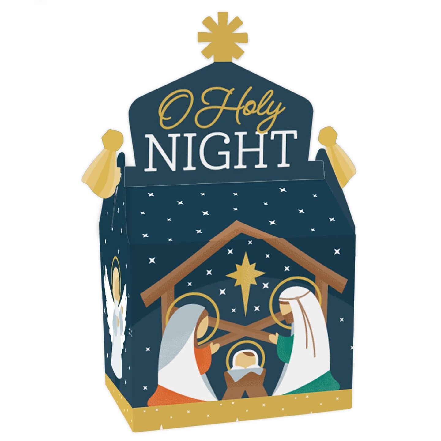Big Dot of Happiness Holy Nativity - Treat Box Party Favors - Manger ...