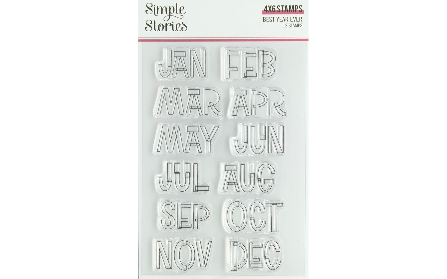 Simple Stories Best Year Ever Stamps | Michaels
