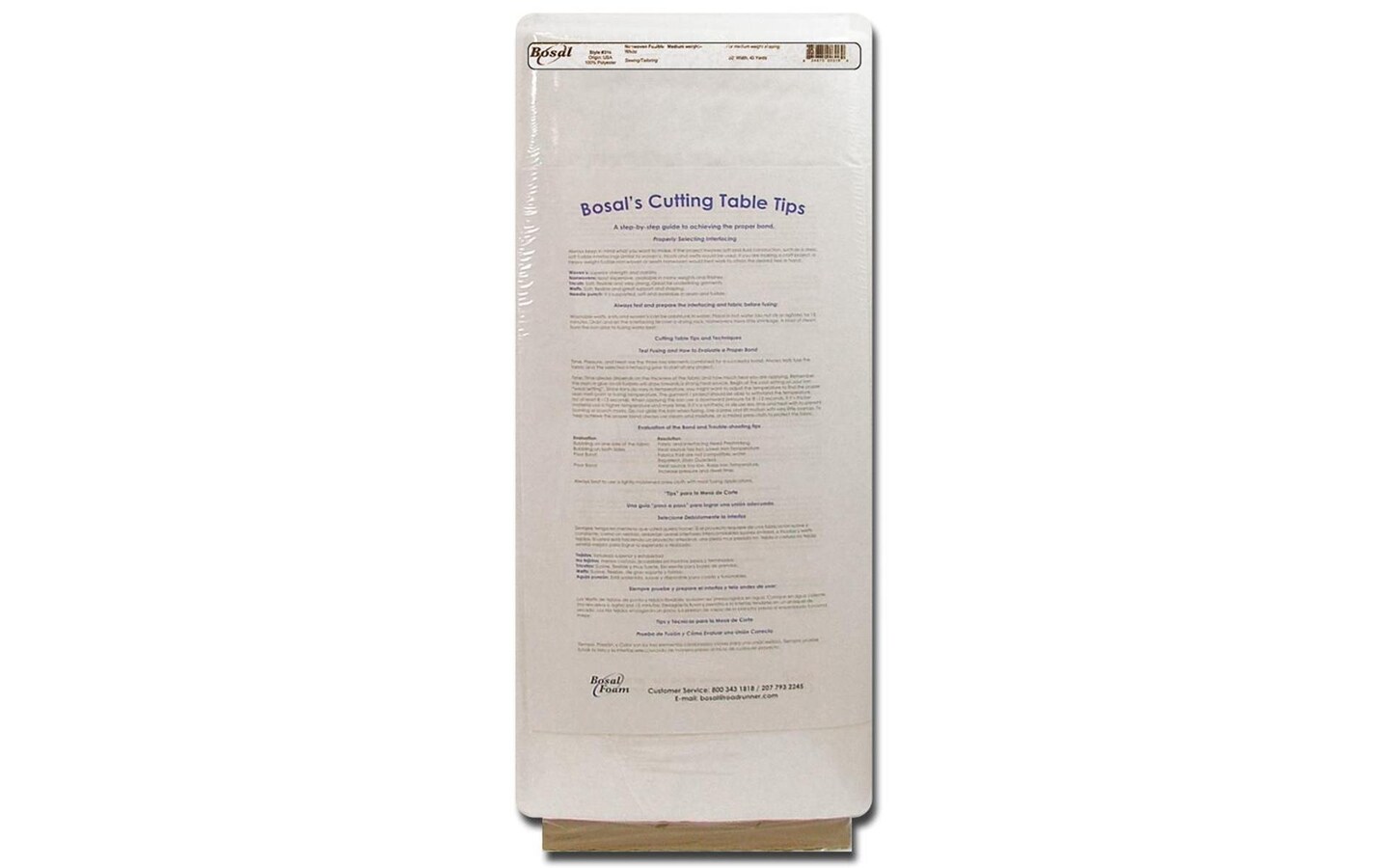 Bosal Interfacing Nw Fuse Midwt 20" 40Yd Bolt Wht | Michaels