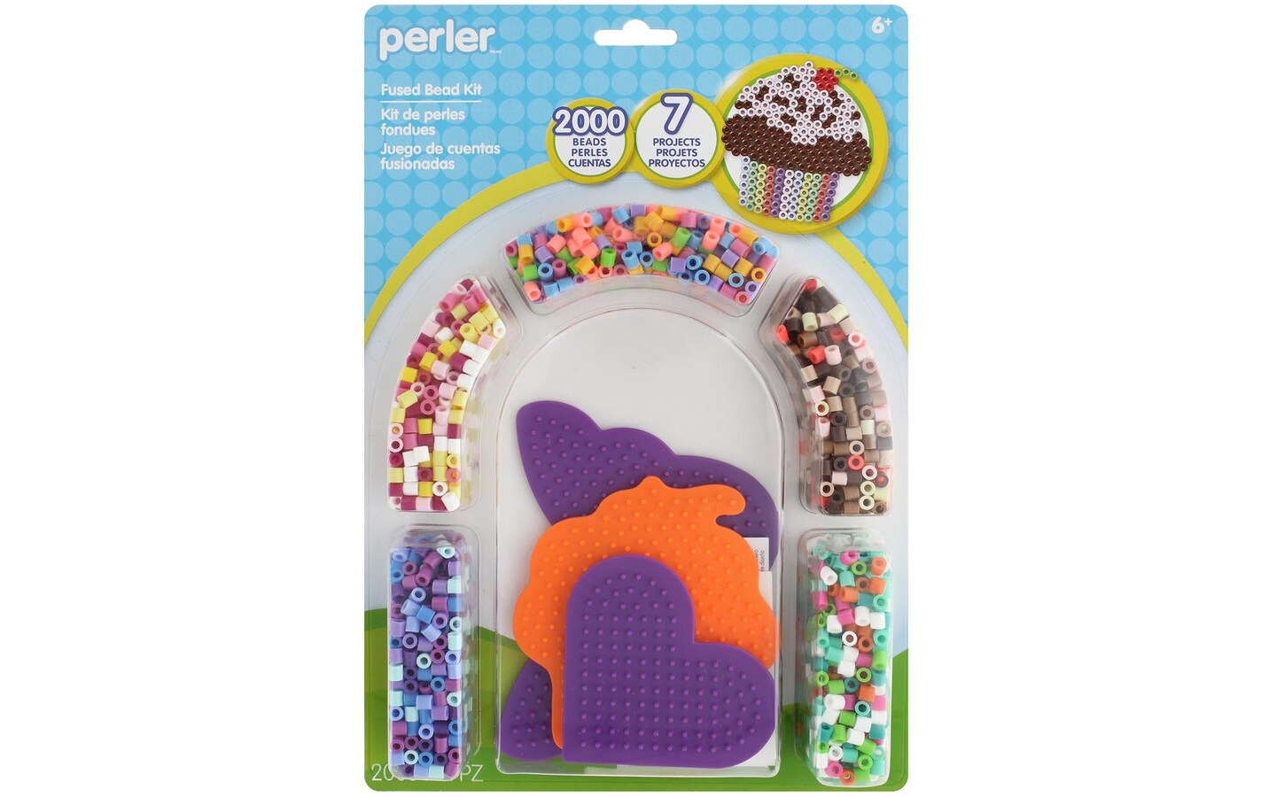 Perler Fused Bead Kit 2000pc Cupcake & Butterfly | Michaels