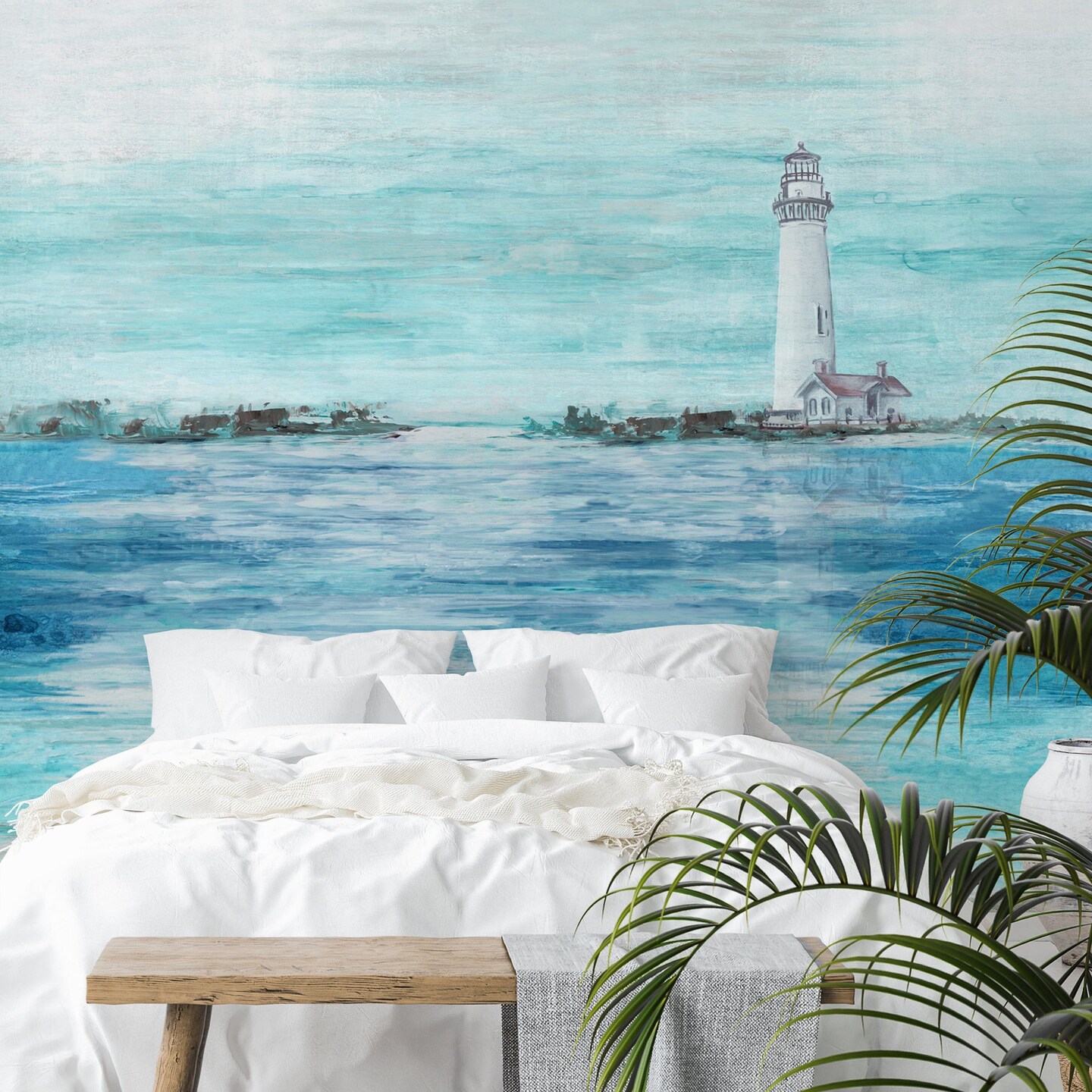 Coastal Lighthouse by PI Creative Art - Peel & Stick Wall Mural | Michaels