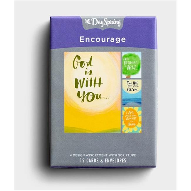 Dayspring Cards 252689 Boxed - Card Encouragement-God is with You - Box ...
