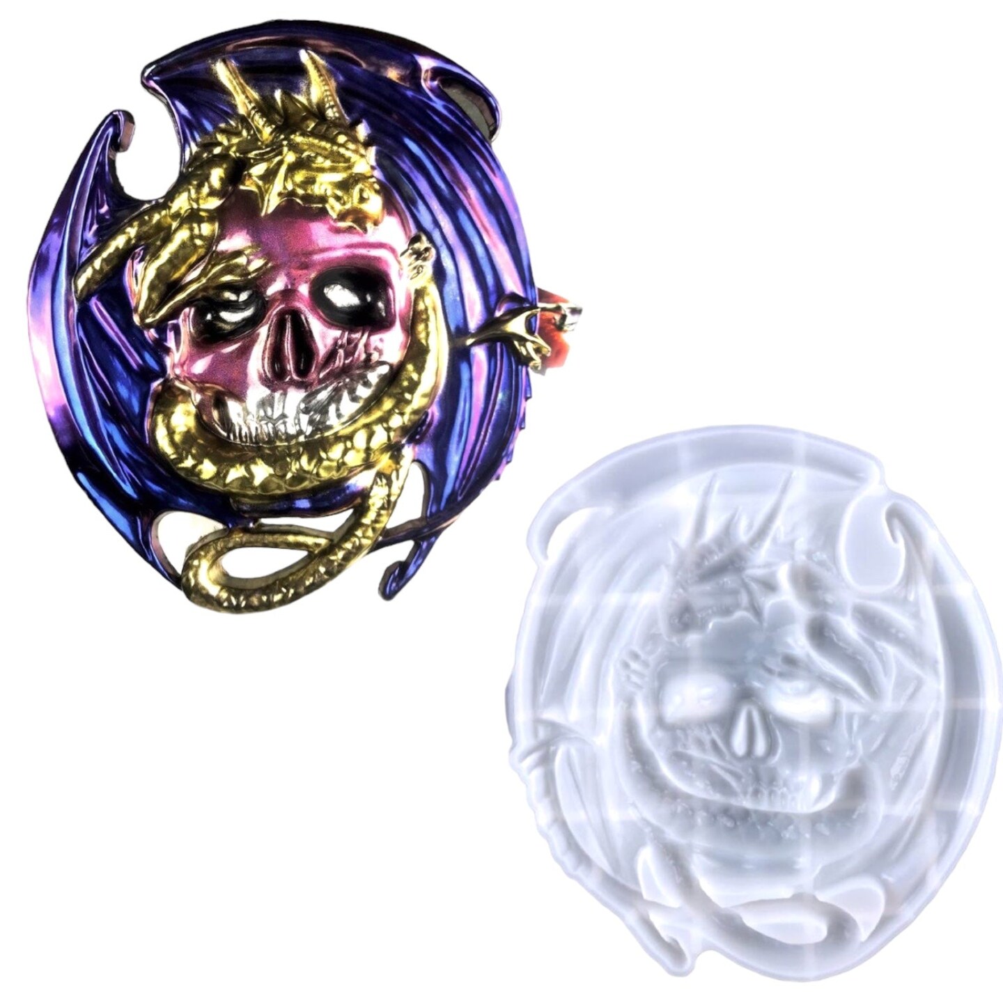 Skull With Dragon Mold for Epoxy Resin Art | Michaels