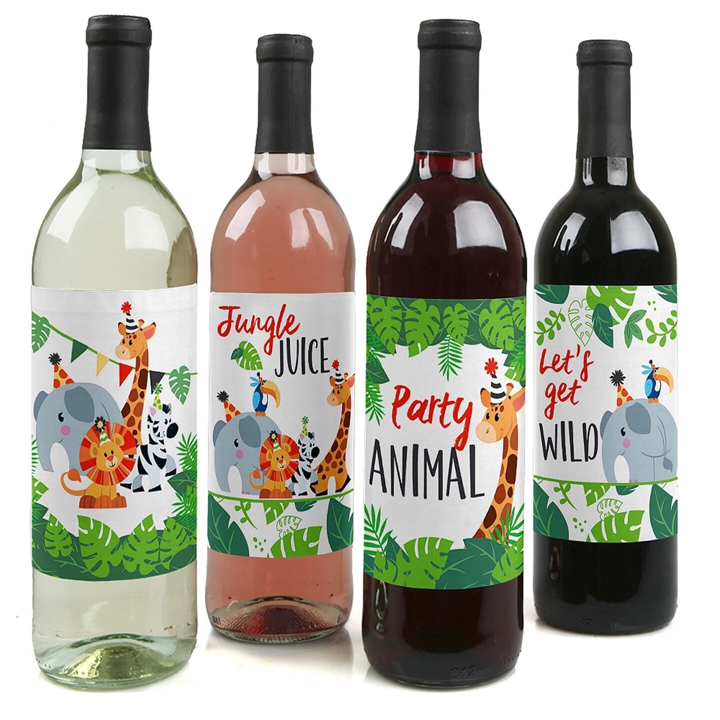 Big Dot of Happiness Jungle Party Animals - Safari Animal Birthday ...