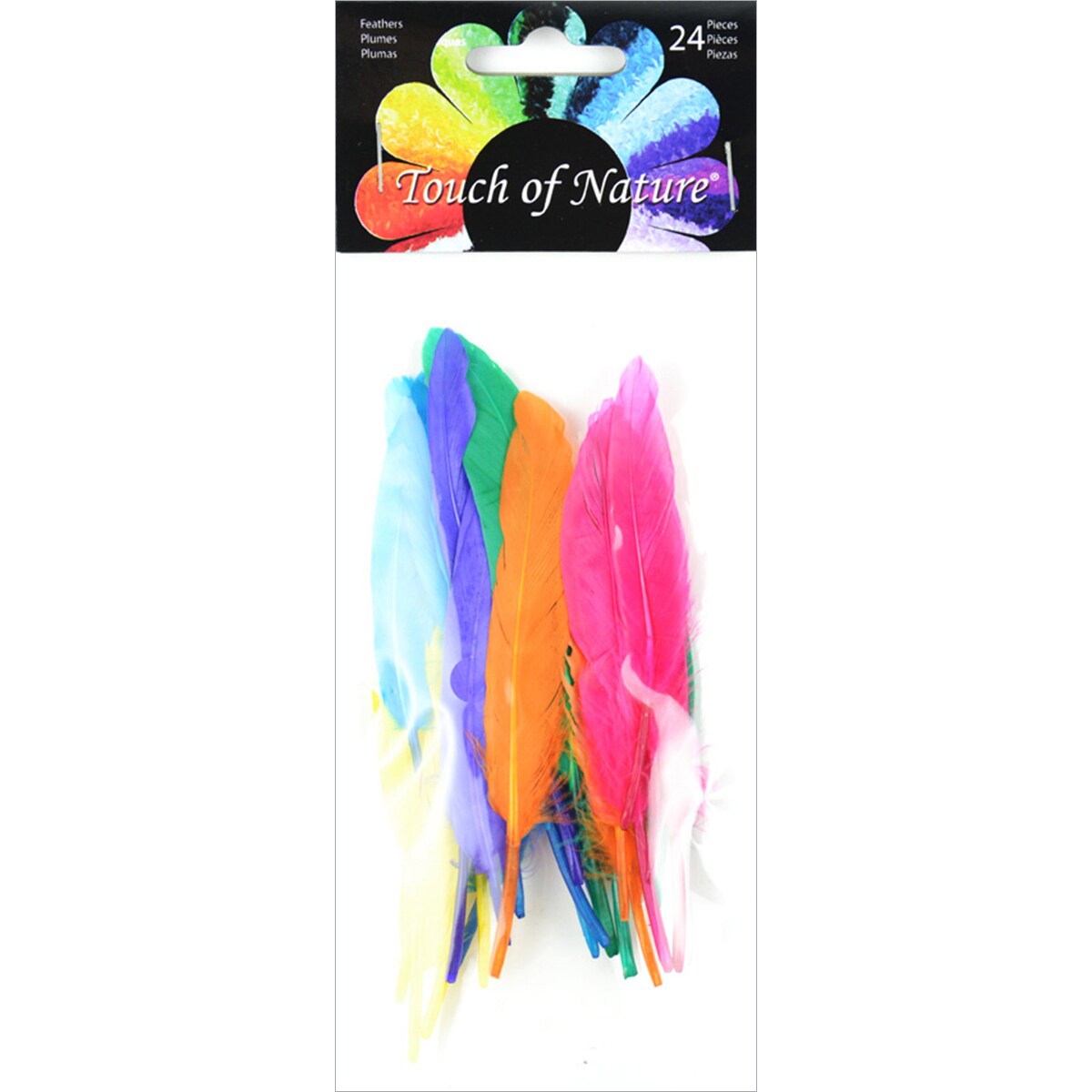 Touch Of Nature Duck Quill Feathers 24/Pkg-Bright Mix | Michaels