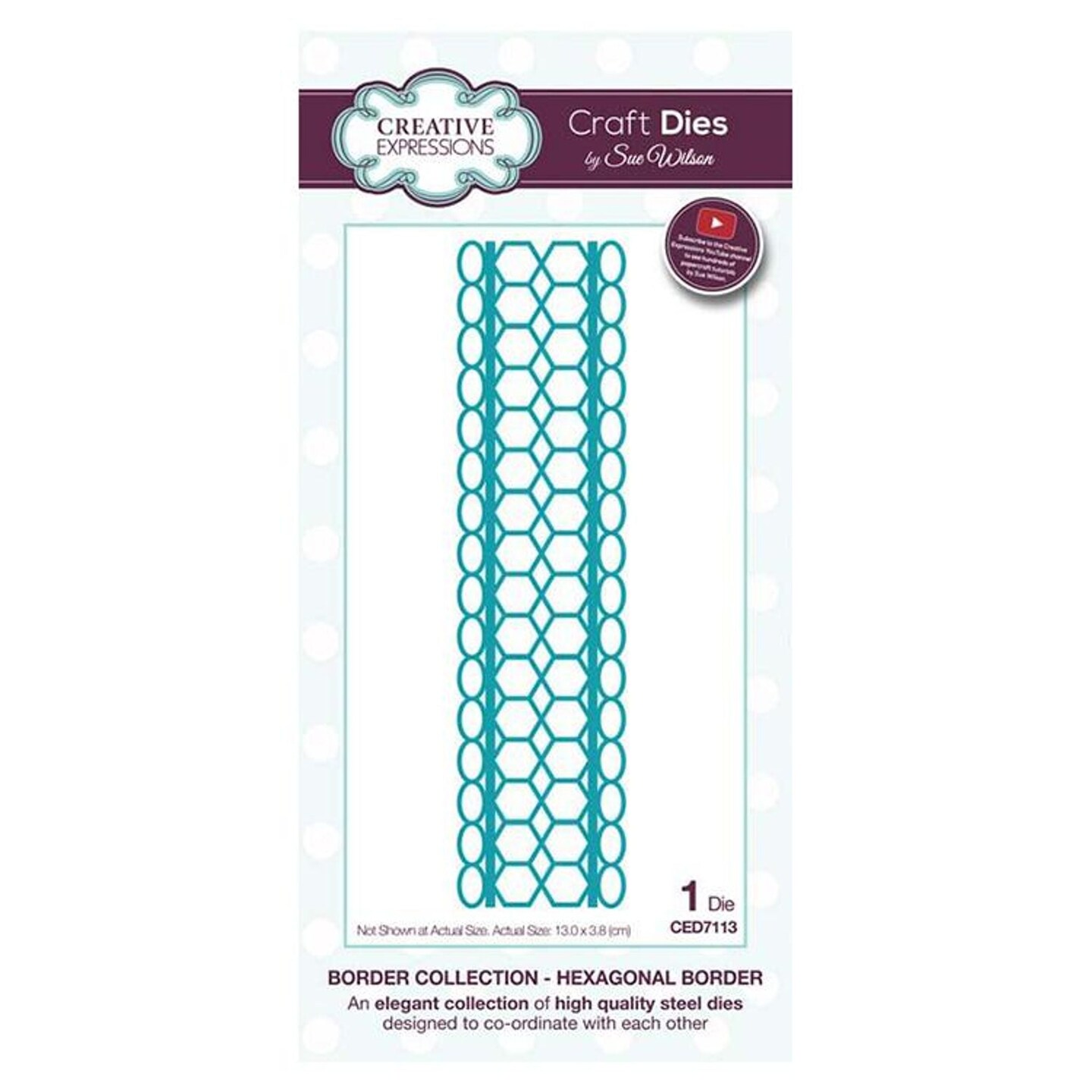 Creative Expressions Border Collection Hexagonal Border | Michaels