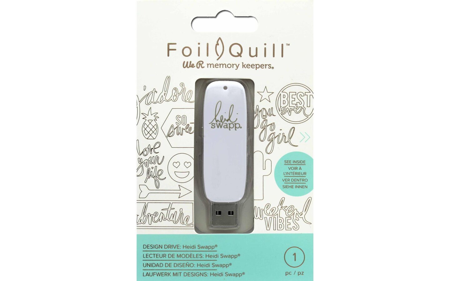 We R Memory Foil Quill USB Drive Heidi Swapp | Michaels