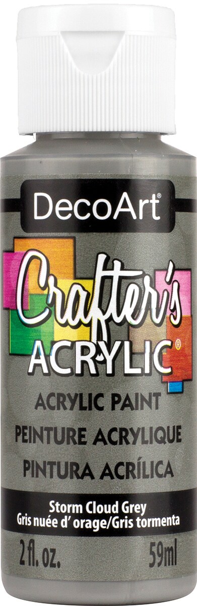 DecoArt Crafter's Acrylic All-Purpose Paint 2oz-Storm Cloud Grey | Michaels
