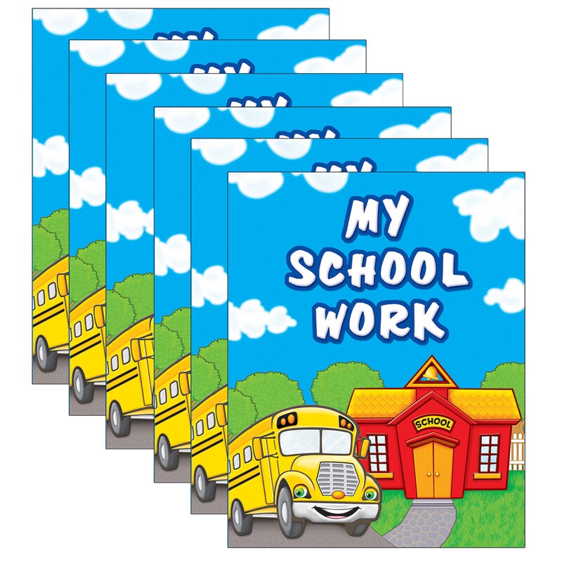 My School Work Pocket Folder, Pack of 6 | Michaels