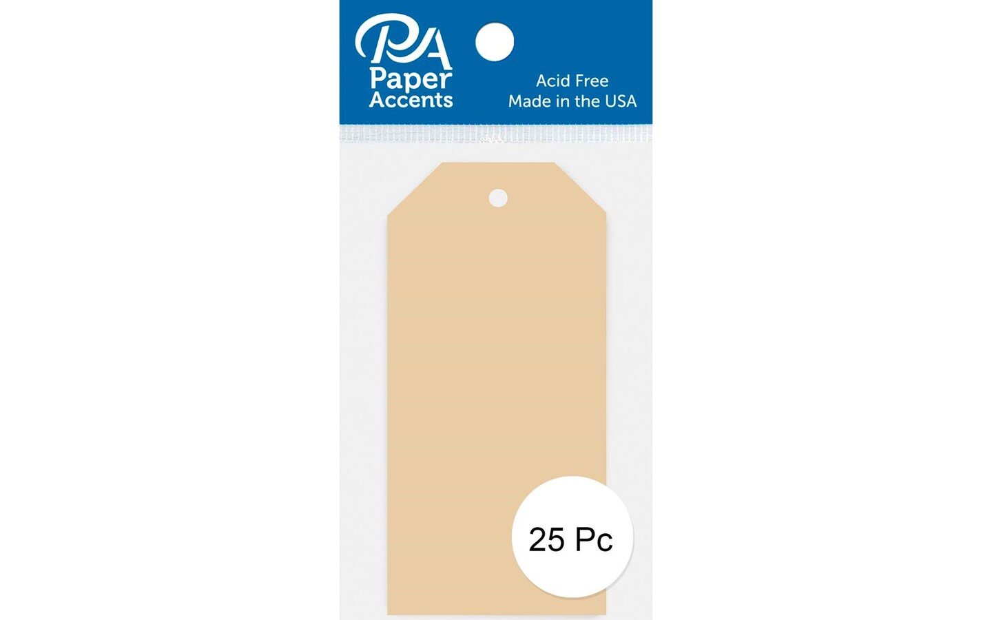 Craft Tags 1.625x3.25 25pc Recycled Kraft | Michaels