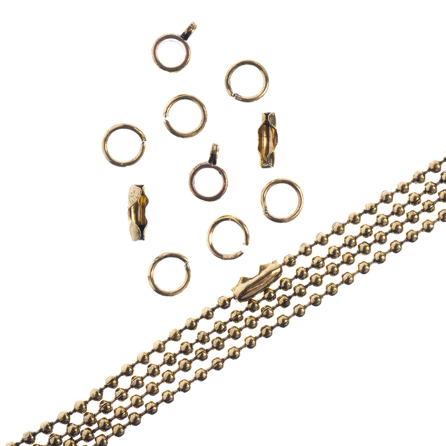 John Bead 3mm Ball Chain & Jewelry Findings Set | Michaels