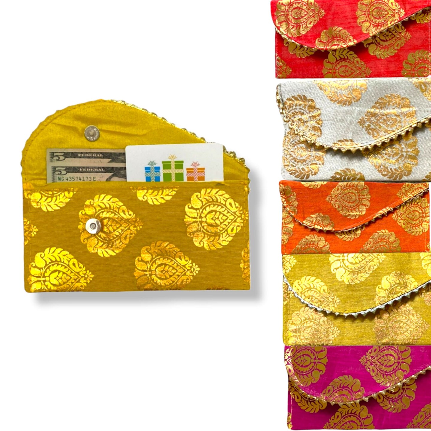 Bulk Brocade Money Envelopes, Gifting Envelope, Shagun Envelops, Eid ...
