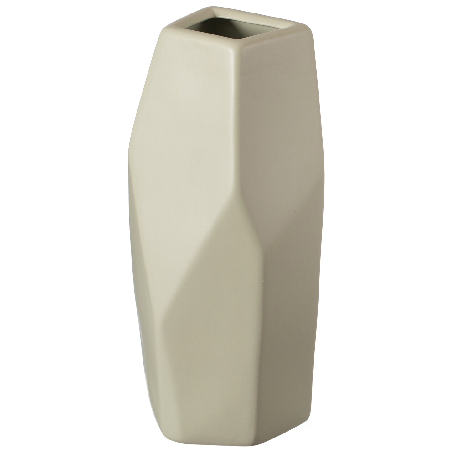 Decorative Ceramic Multi Paned Vase, Modern Style Centerpiece Table ...