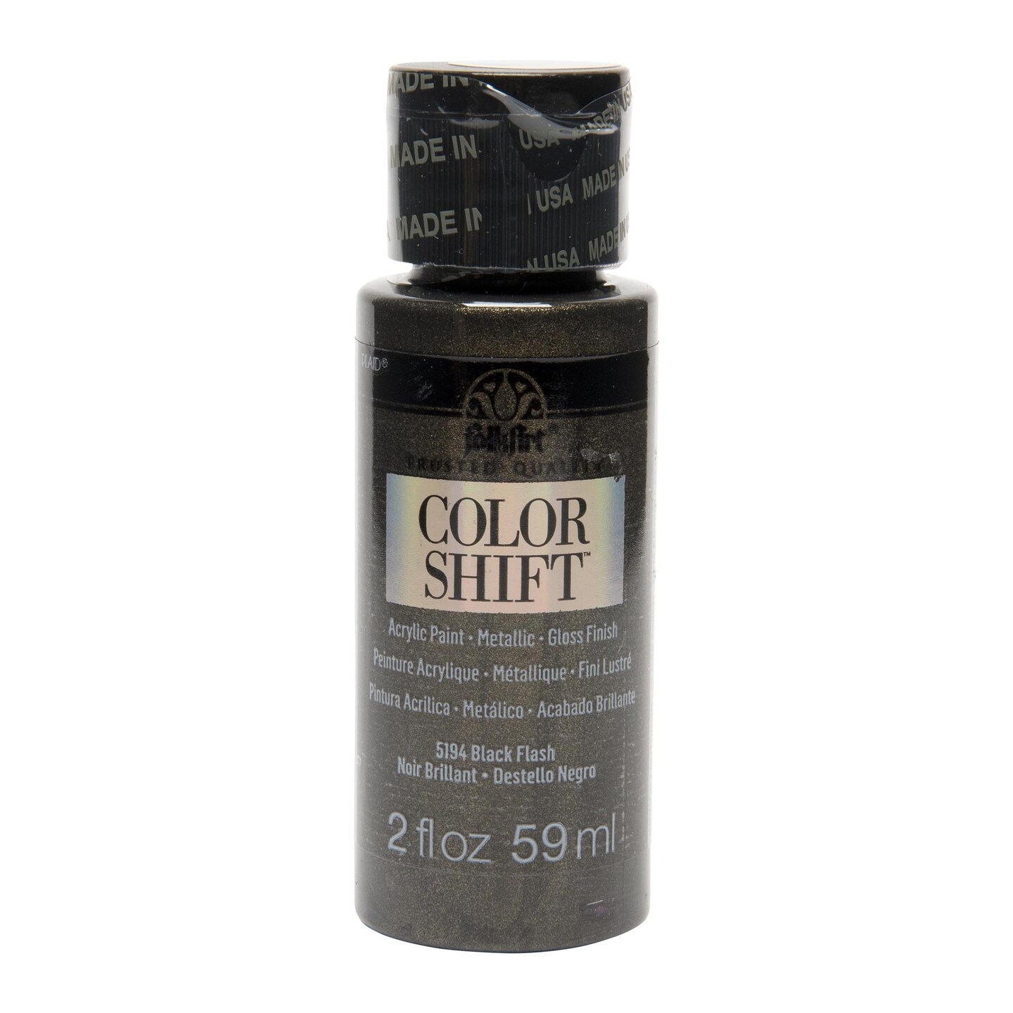 FolkArt Color Shift Acrylic Paint in Assorted Colors (2 ounce), Black ...