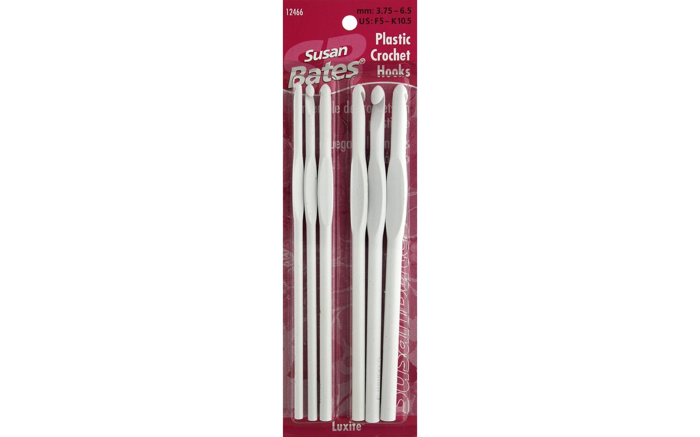 Bates Plastic Crochet Hook Set F5-K10 1/2 | Michaels