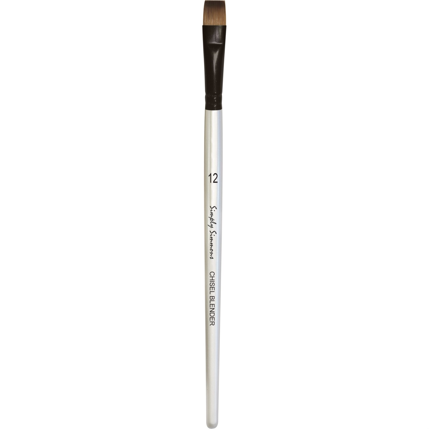 Robert Simmons Simply Simmons Short Handle Brush, Chisel Blender, 12 ... Robert Simmons Simply Simmons Short Handle Brush, Chisel Blender, 12 ...
