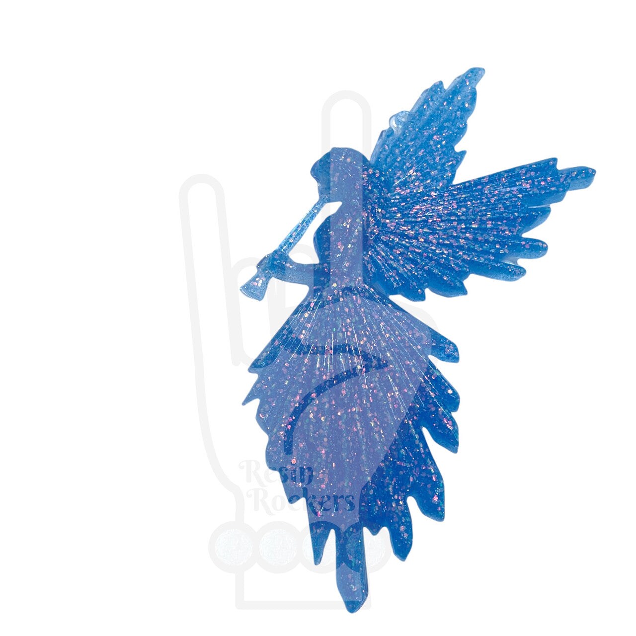 UV Safe Angel with Musical Instrument Silicone Mold for UV and Epoxy ...